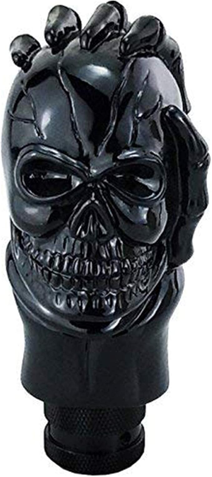 Lunsom Skull Gear Lever Shifter Knob Resin Bone Car Transmission Sh ...