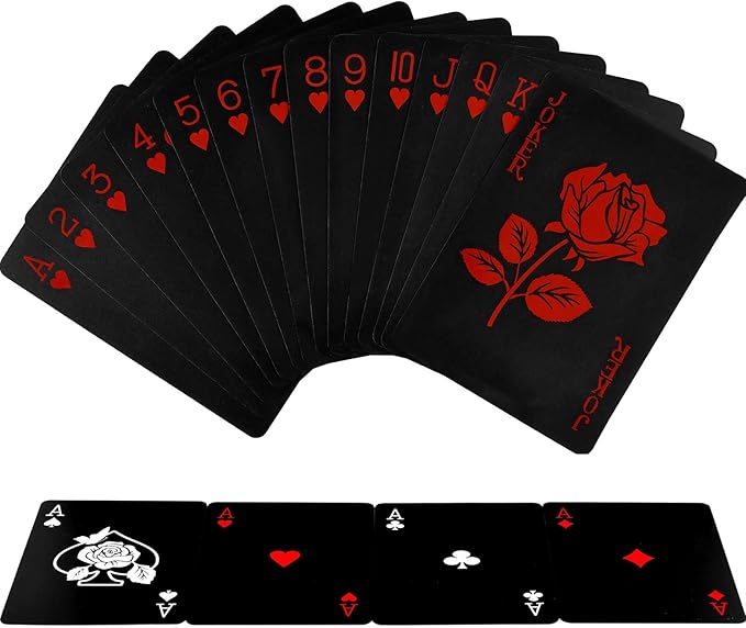 Joyoldelf Playing Cards, Waterproof Deck of Cards with Unique Patte ...